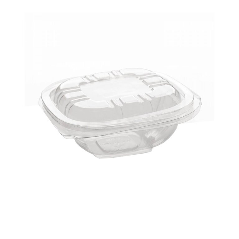 Clear Square Tub with Clamshell Lid – 850ml - Tarpak