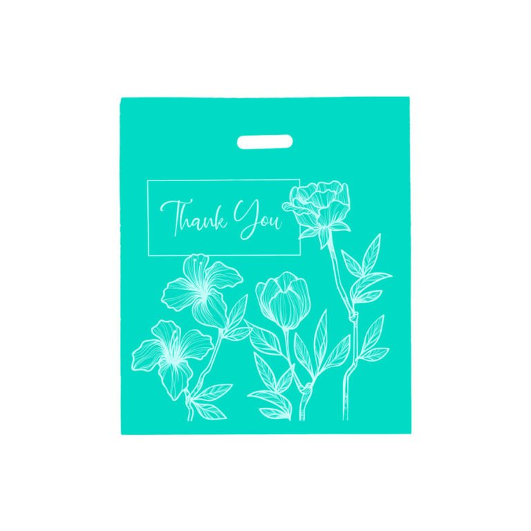 Boutique HD Turquoise Thank You Bags – Premium Retail Packaging - Tarpak