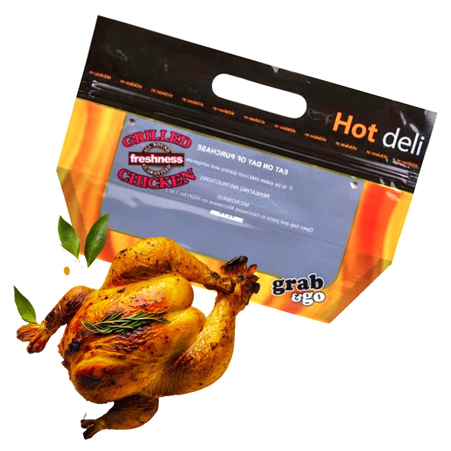 Chicken Packaging Pouches 308×200+144mm – Premium Food Grade Bags - Tarpak
