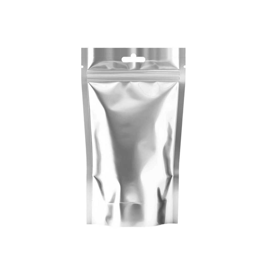 Foil Doy Pouch with Zipper 8×14+5BG | 110 Micron Packaging Bag - Tarpak