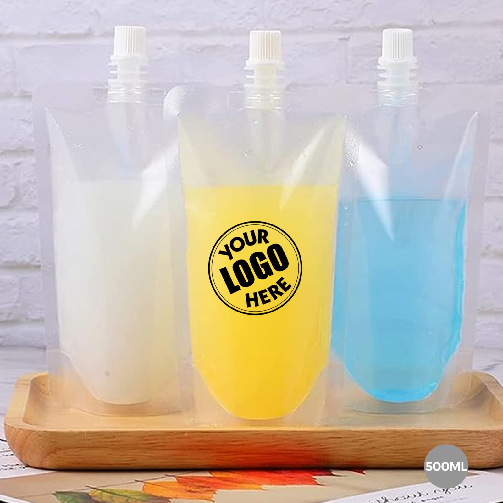 Clear Spout Pouch 500ml – Centre Spout Reusable Packaging - Tarpak