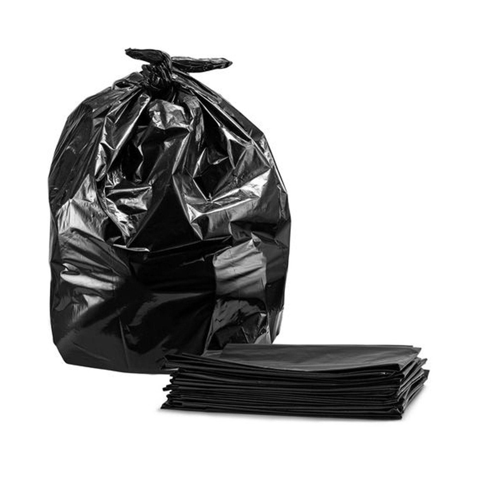 Black Refuse Bags 90L – 76x90cm (20 Micron Bin Bags) - Tarpak