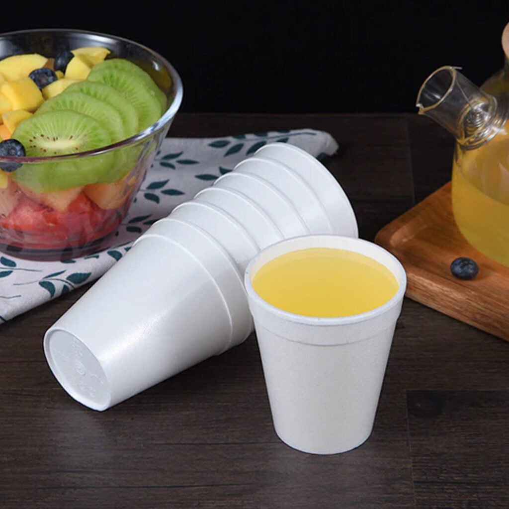 HEBCOOLER 250ml Polystyrene Cups – Durable, Lightweight & Perfect for ...